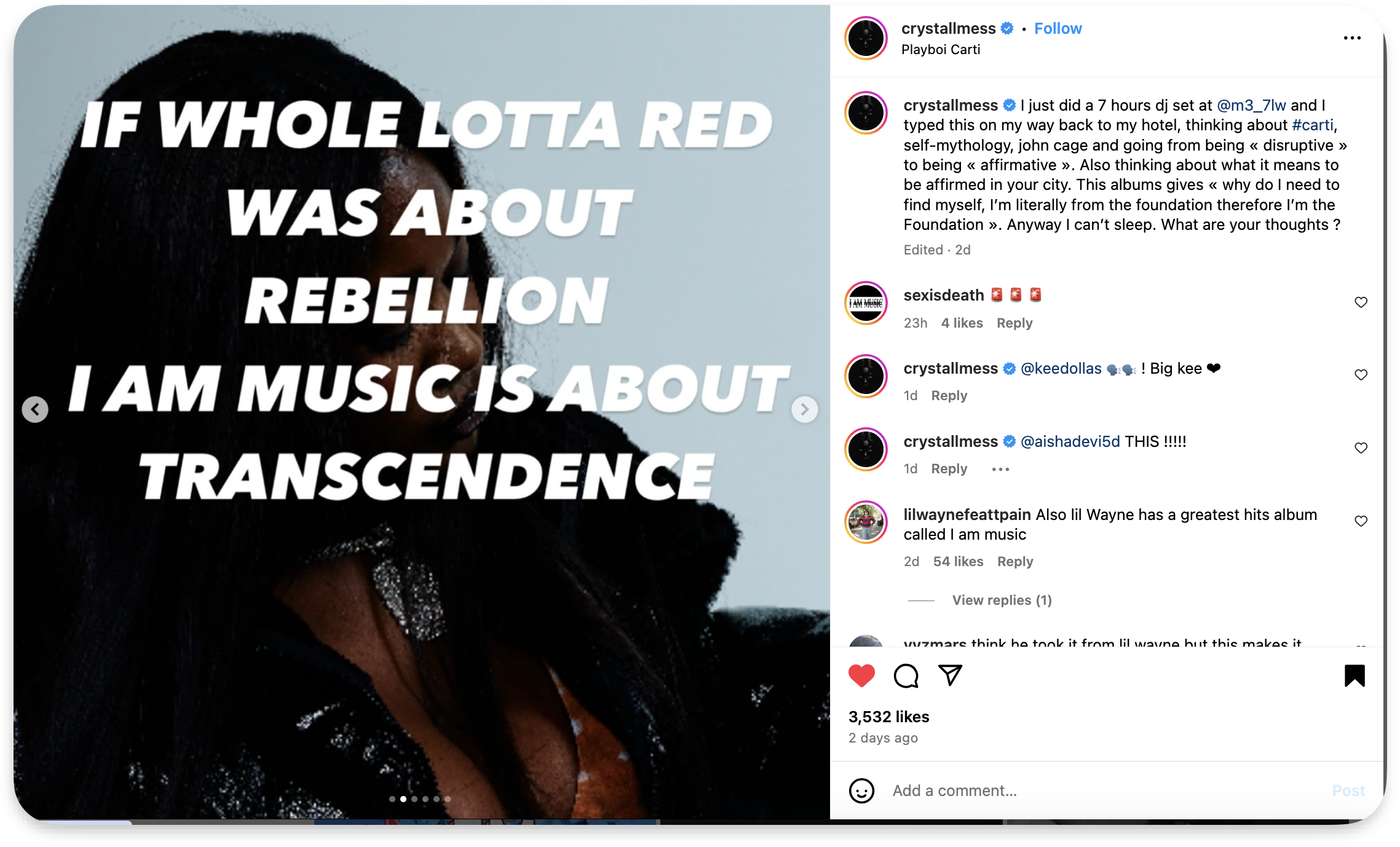 the cult of carti *YVL* - Ryan Olmsted