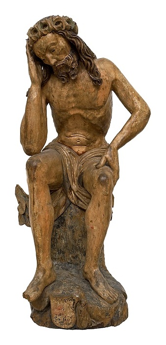 The Pensive Christ - by Ewan Craig - Stone, Clay & Wood