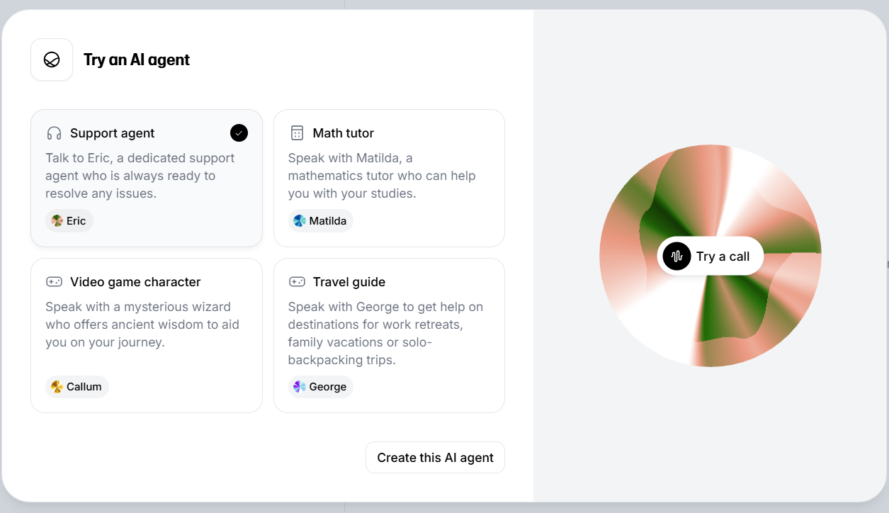 ElevenLabs - AI Voice Agents. Making Conversational AI Simple