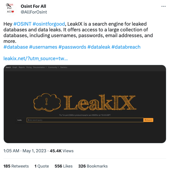 The OSINT Newsletter - May 2023 OSINT Review