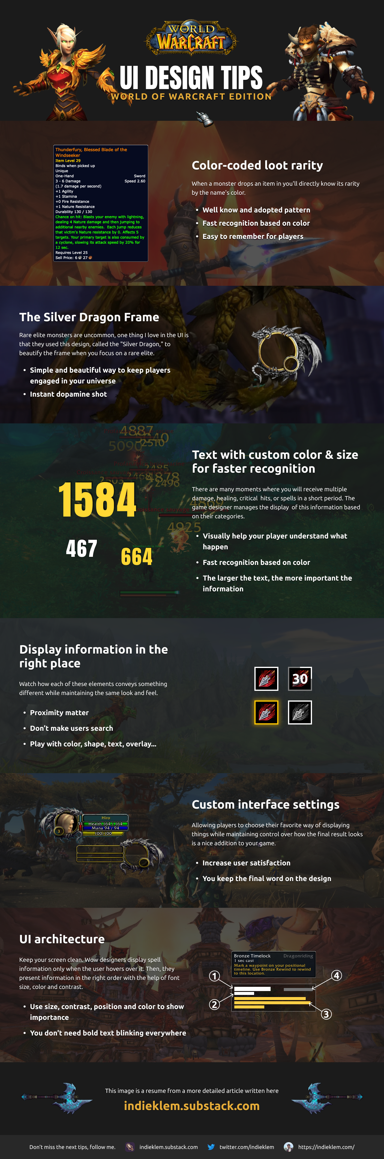 #12 - What you can learn from the UI Design of World of Warcraft
