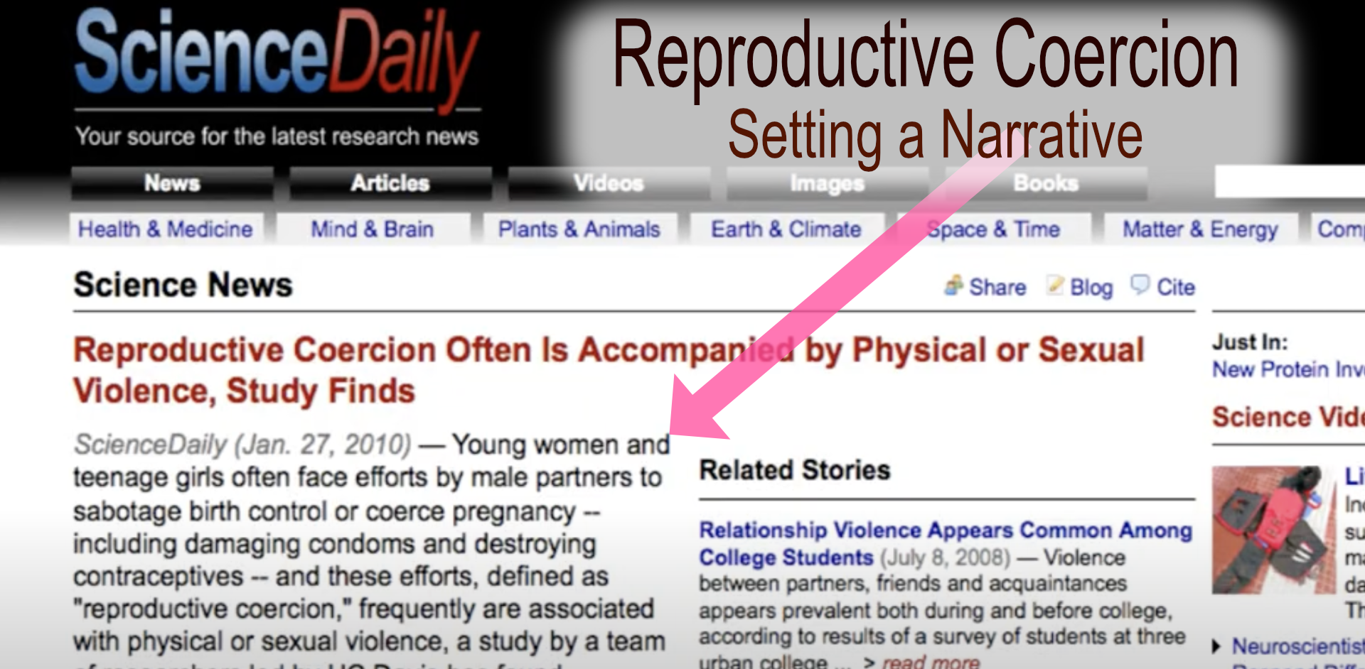 Reproductive Coercion and Research Omissions ( 4 - Bias Against Men and ...