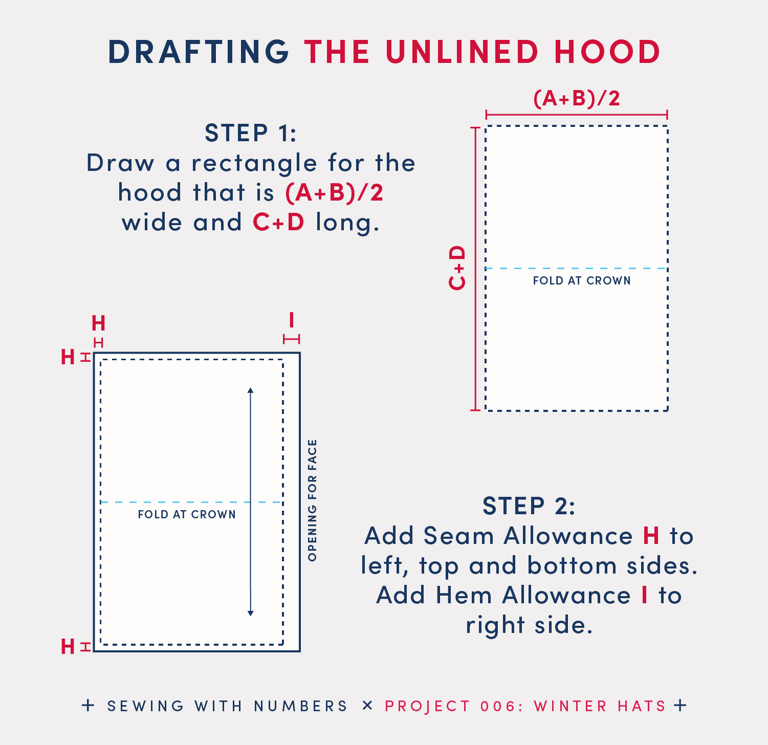 How to Draft a Hooded Scarf - by Beth Wood