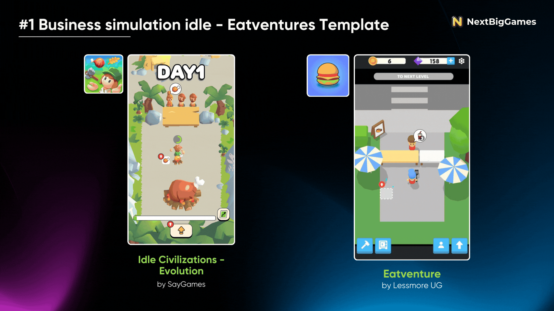 IDLE ARCADE TEMPLATES - by NextBigGames by Vamsi Penmetsa