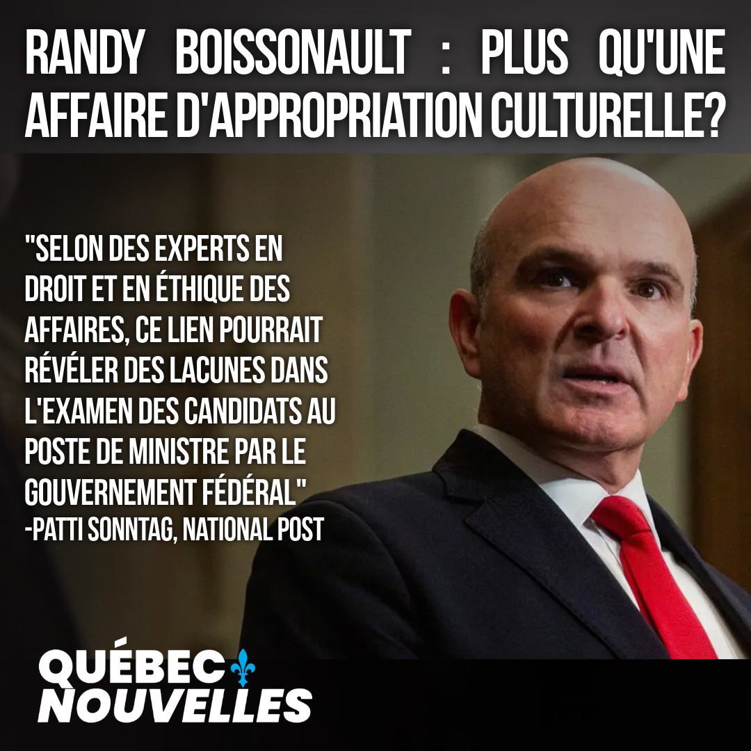 Affaire Boissonault : l’entreprise du ministre partageait l’adresse ...