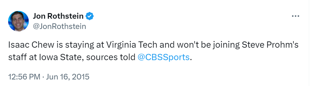 Jon Rothstein and the art of the hilariously timed tweet