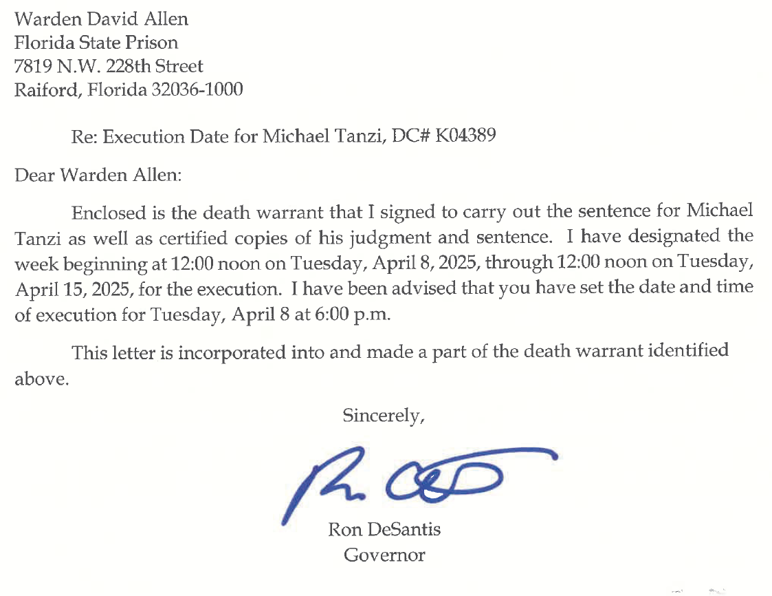 BREAKING: Warrant signed for Michael Tanzi