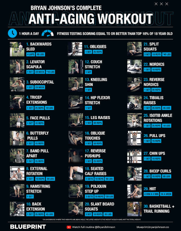 Bryan Johnson's Blueprint Simplified - by Aastha JS