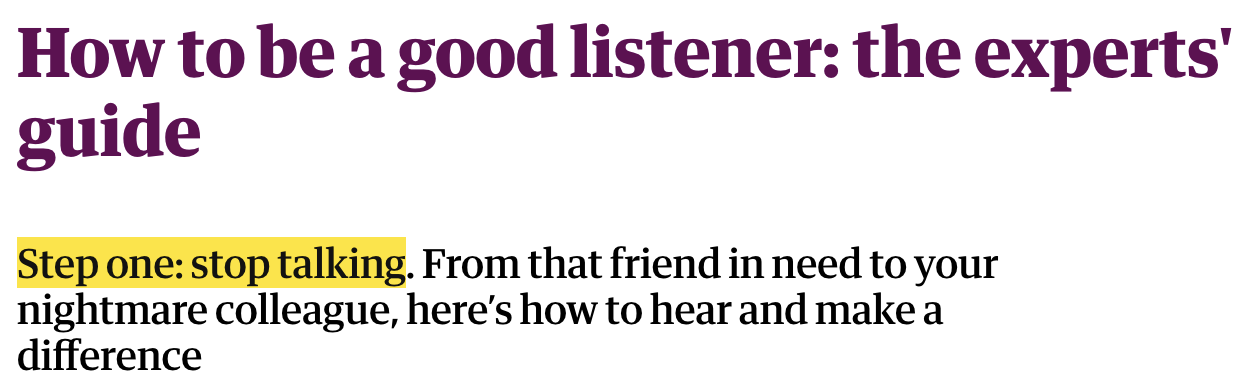 how to become a better listener ~ 43 questions to build intimacy