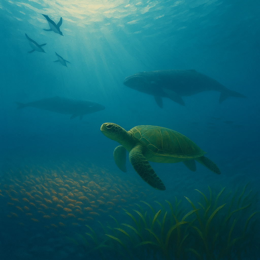 The Ocean in 2050: Two Futures for the Hawksbill Turtle