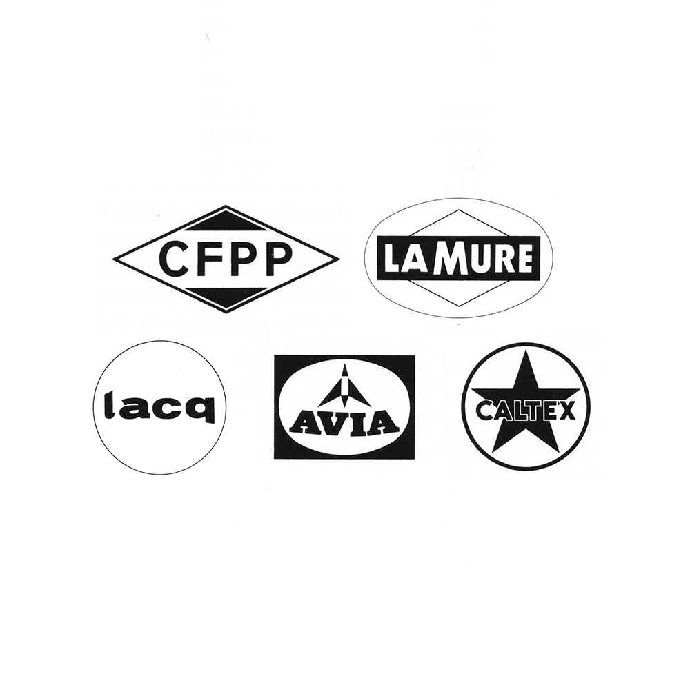 Elf Logo, 1967 - by Richard Baird - Logo Histories