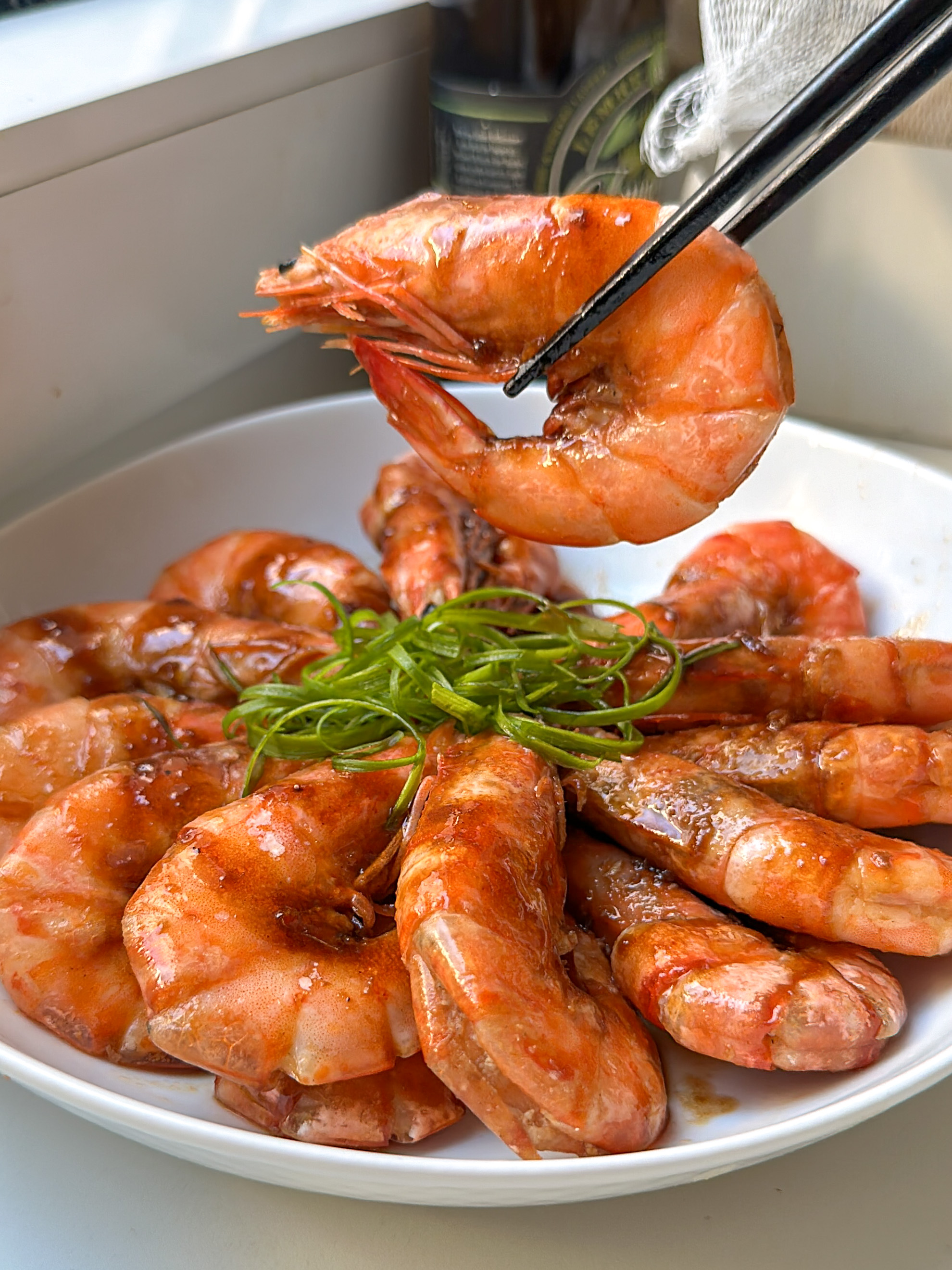 Chinese Braised Large Shrimp (Youmen Daxia)