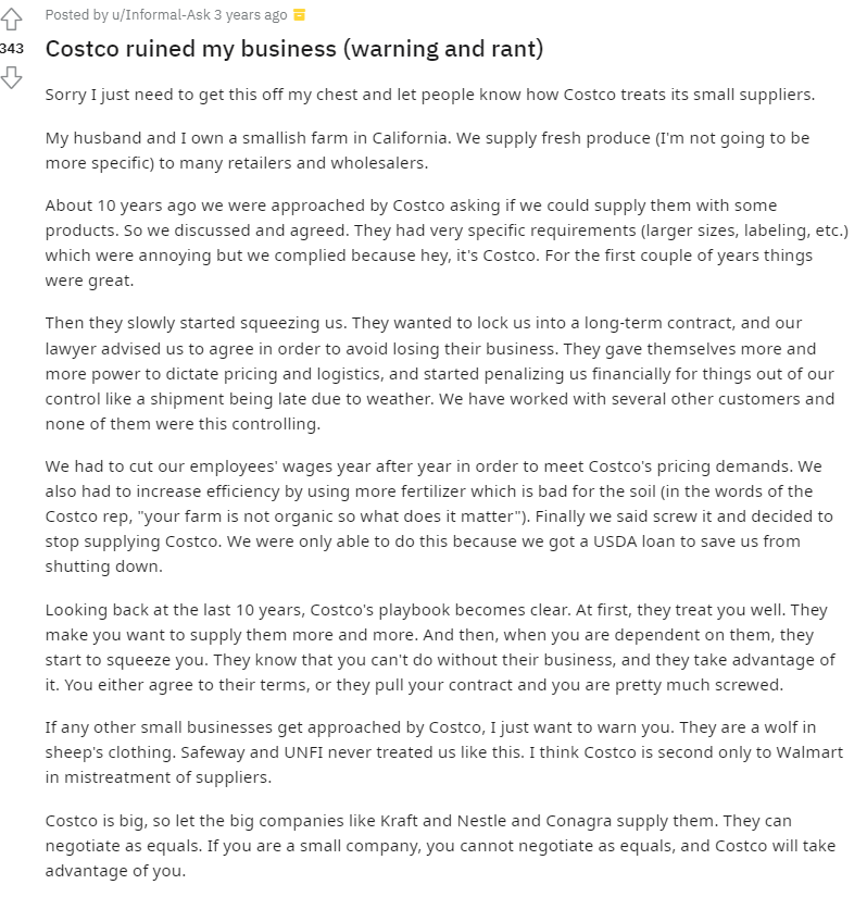 The Dark Side of Costco's Pricing Strategy