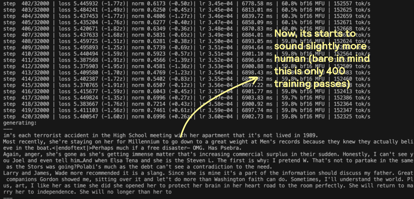 How LLMs Learn: From Tokens to Training
