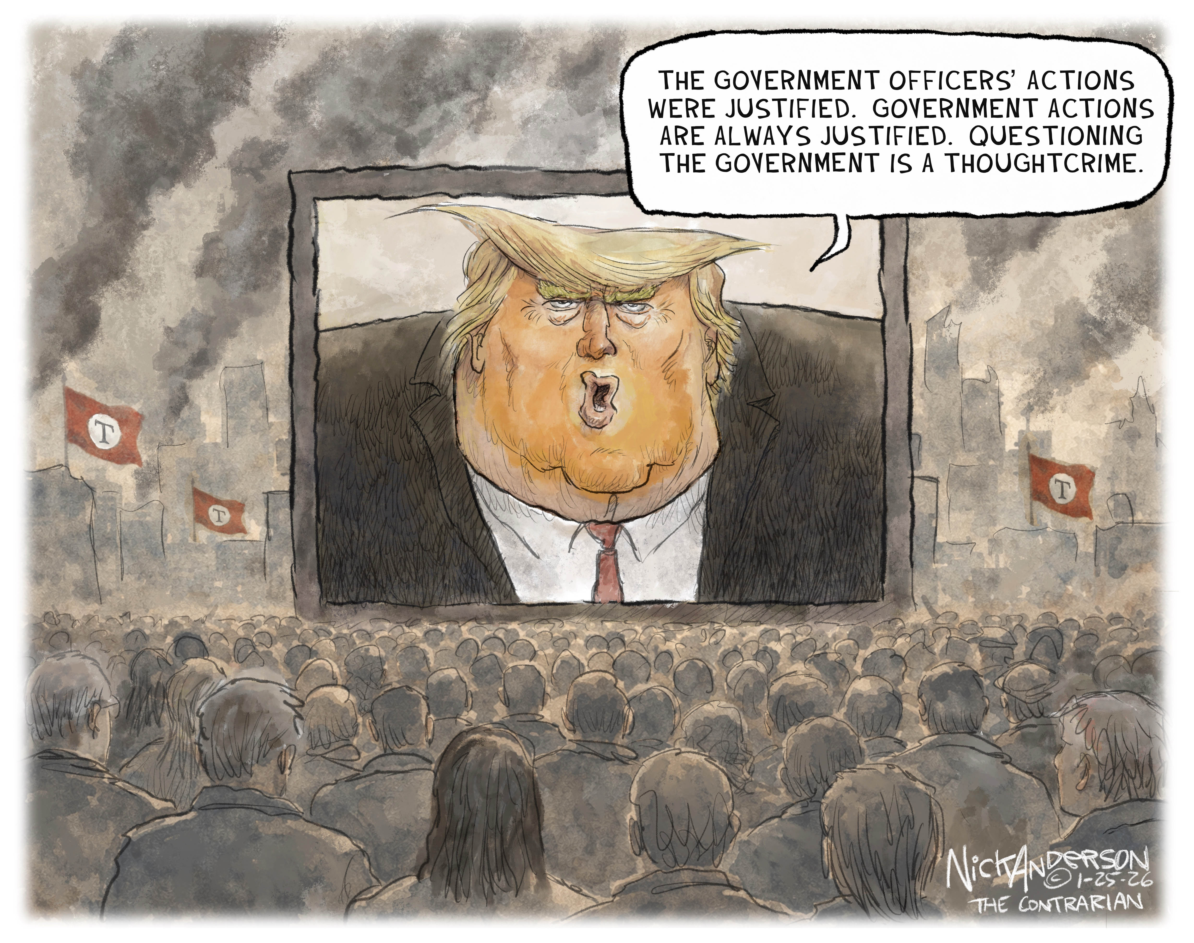 Newspeak - by Nick Anderson - Pen Strokes