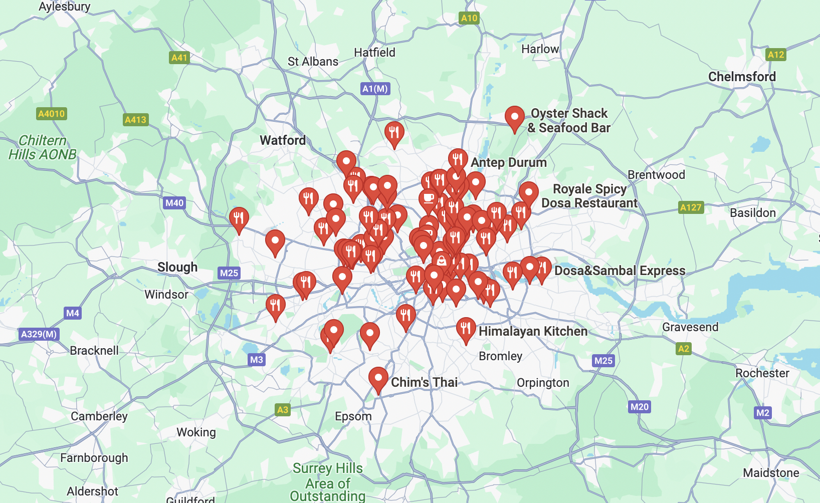A Vittles Map: Six Months of Six of One - Vittles