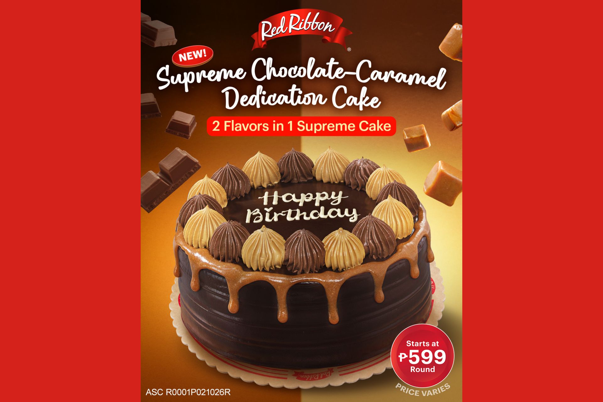 Red Ribbon unveils Supreme Chocolate-Caramel Dedication Cake
