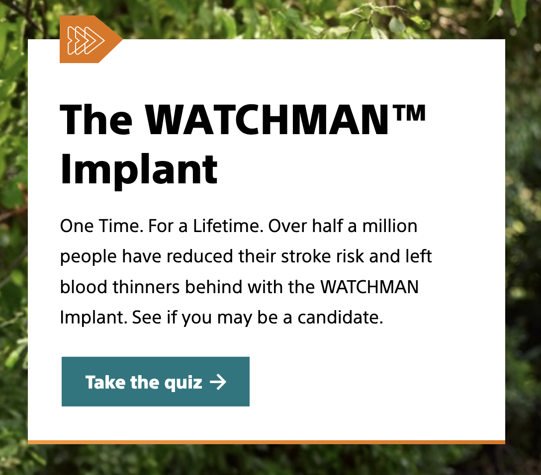 Does the Watchman device prevent strokes?
