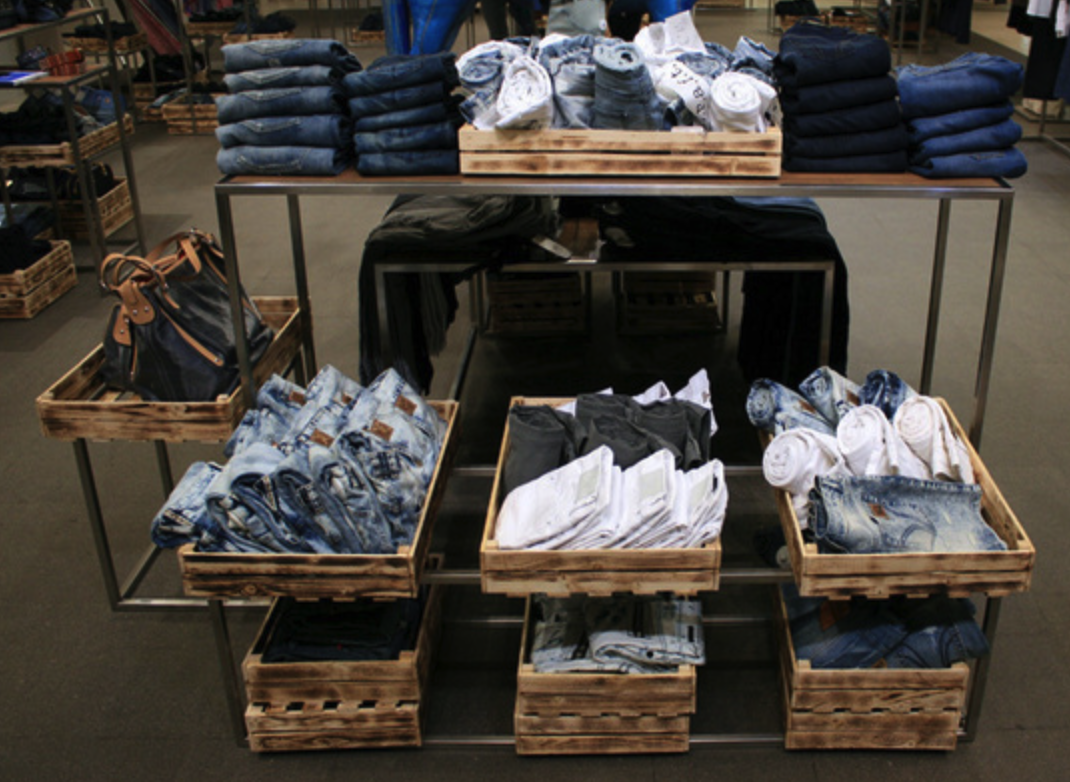 Display Inspirations: Denim - by Becky Tyre