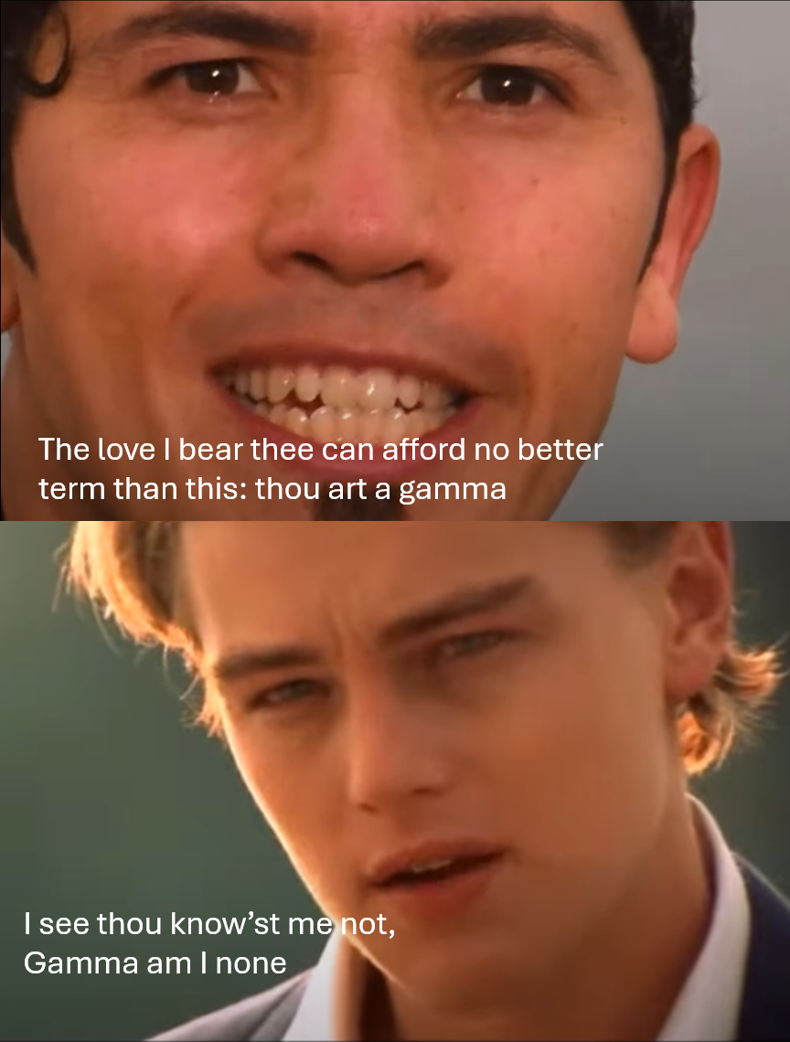 A Gamma Meme - by Vox Day - Sigma Game