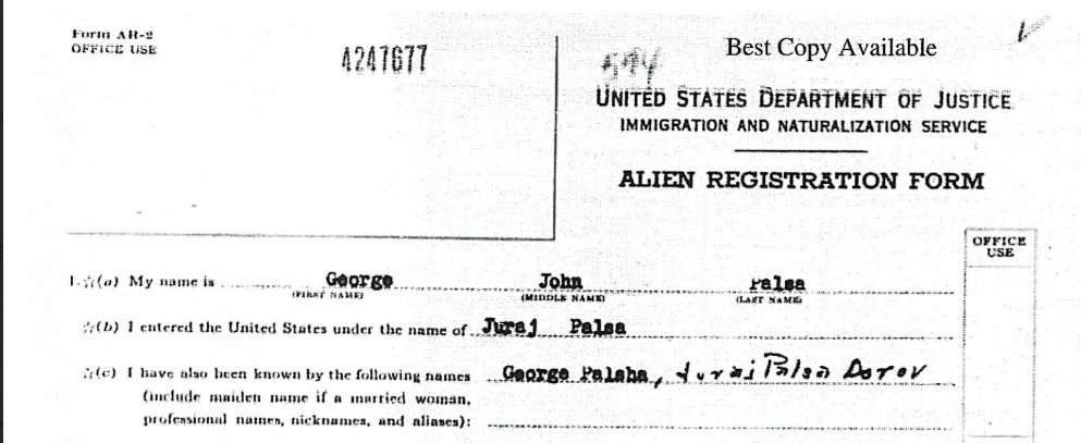 How to request your ancestor's Alien File (A-File)