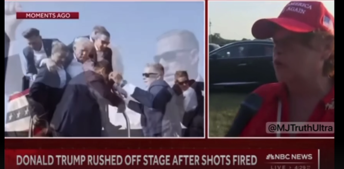 Video reveals shadowy figure on water tower above Trump rally shooting