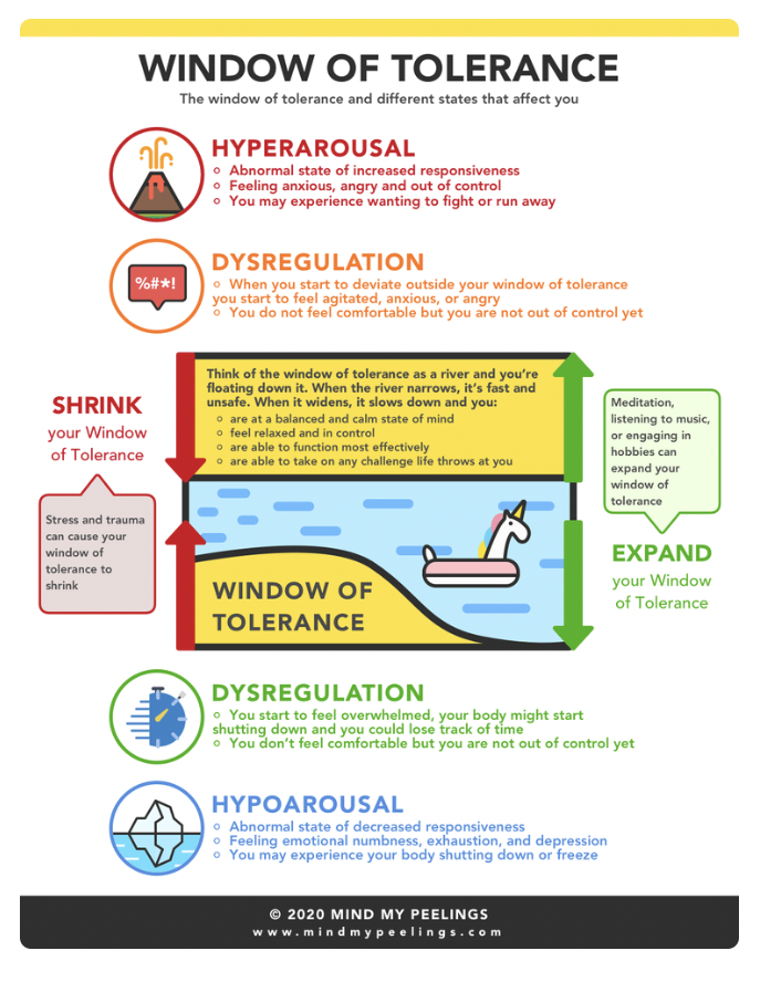 The Window of Tolerance & trauma-informed practice
