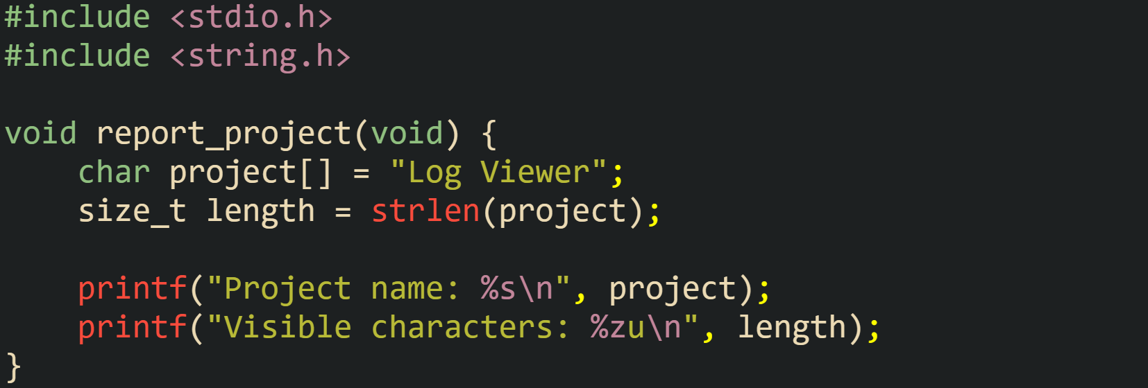 Working with C Strings and Null Terminators