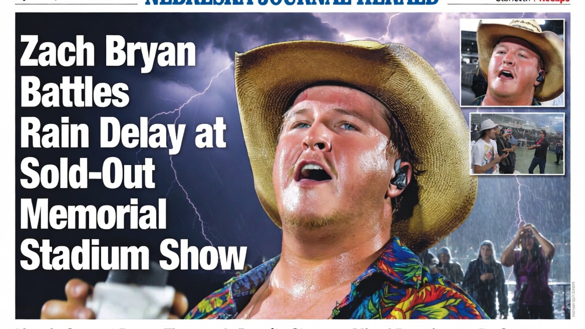 Zach Bryan's Memorial Stadium Concert in Lincoln Nebraska 4/25/2026 ...
