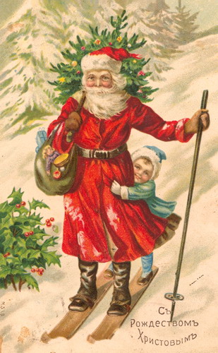 Dedushka Moroz and his skeletons