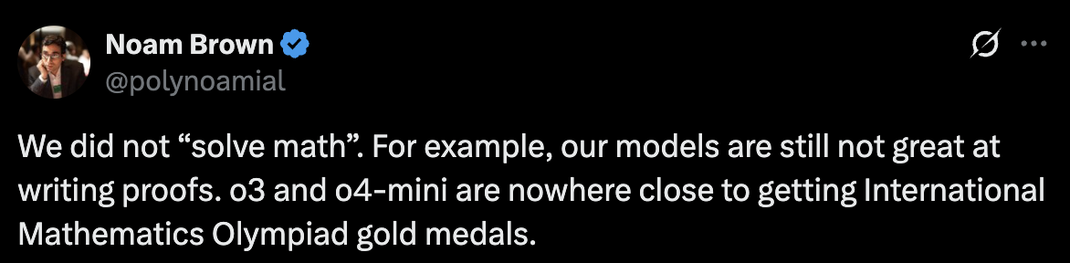 o3, o4-mini: Largely Incremental at Math - by Greg Burnham