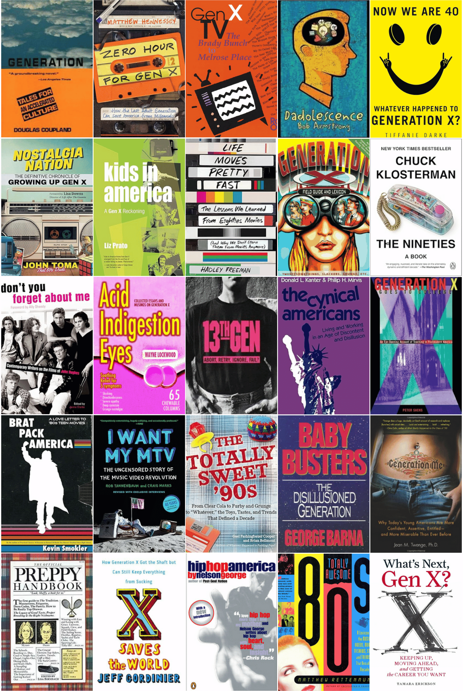 Best Books Ever Written About Gen X and More - by Jennifer