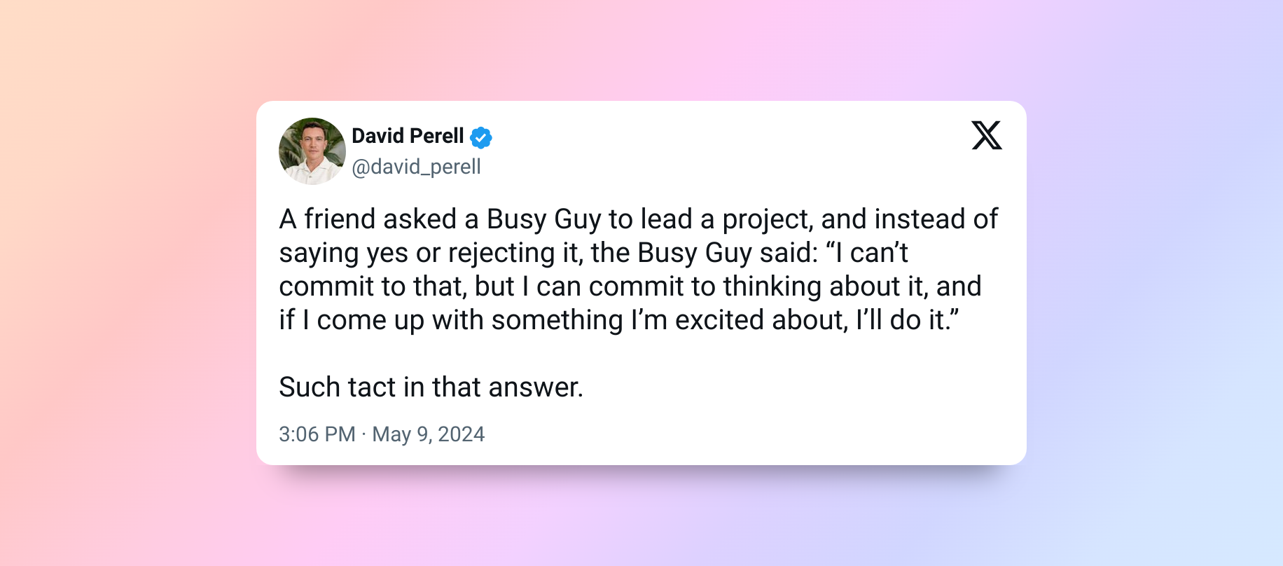 On saying no - by Lenny Rachitsky - Lenny's Newsletter