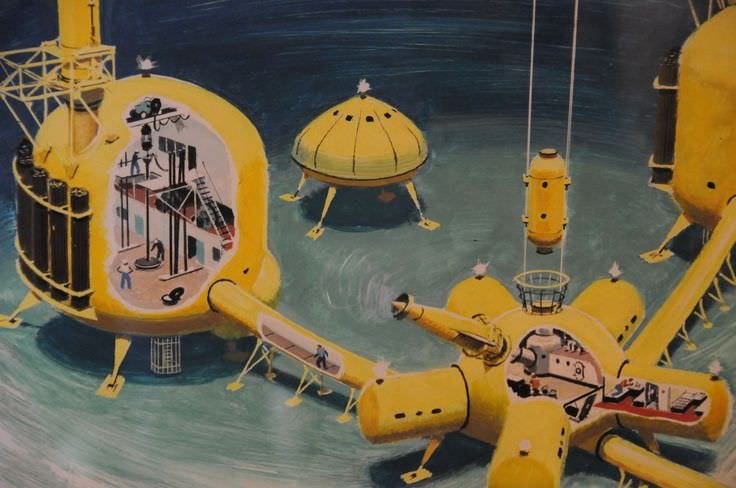 Jacque Cousteau's Conshelf Program - by Alex Beyman