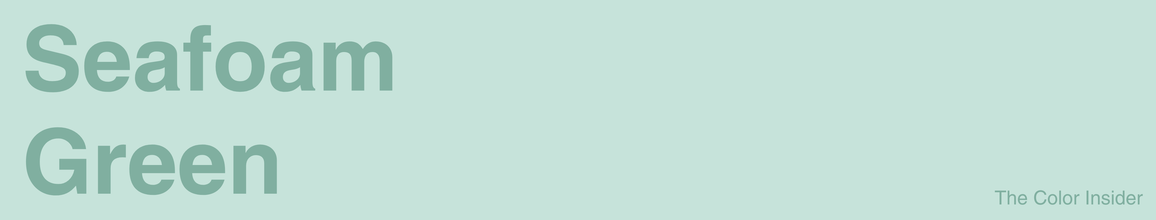 Seafoam Green: A Timeless Blue-Green for Interiors, Fashion, and Branding