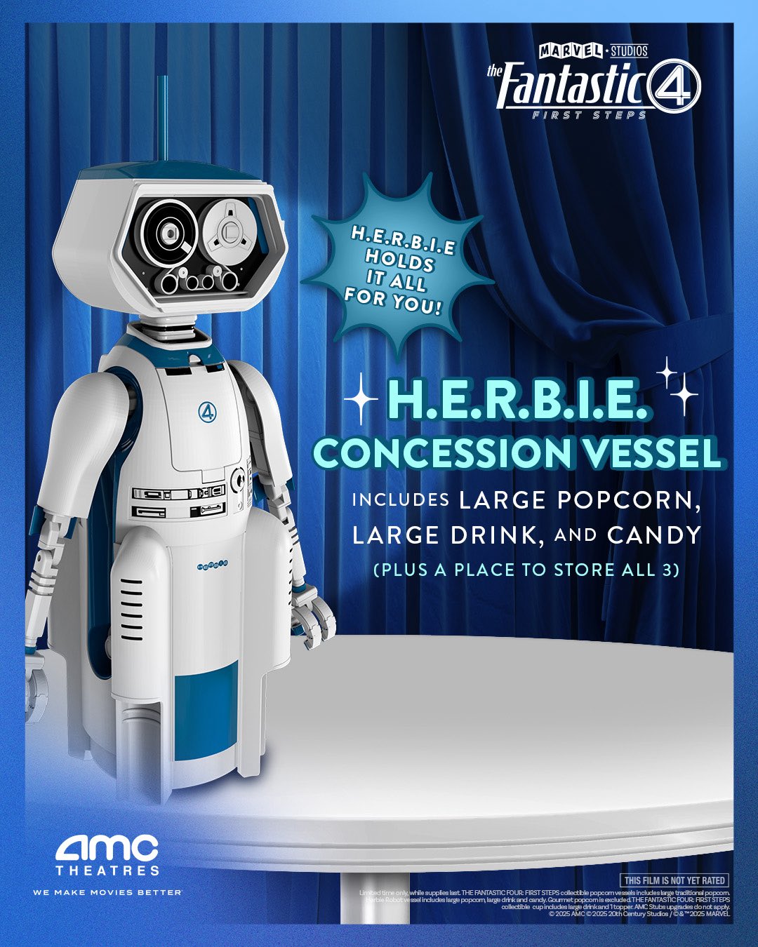 Fantastic Four Galactus, H.E.R.B.I.E., Thing, Popcorn Buckets and More ...