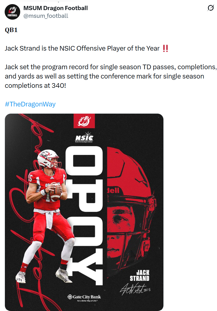 JACK STRAND | MSU MOOREHEAD | "If you're great, they will find you"