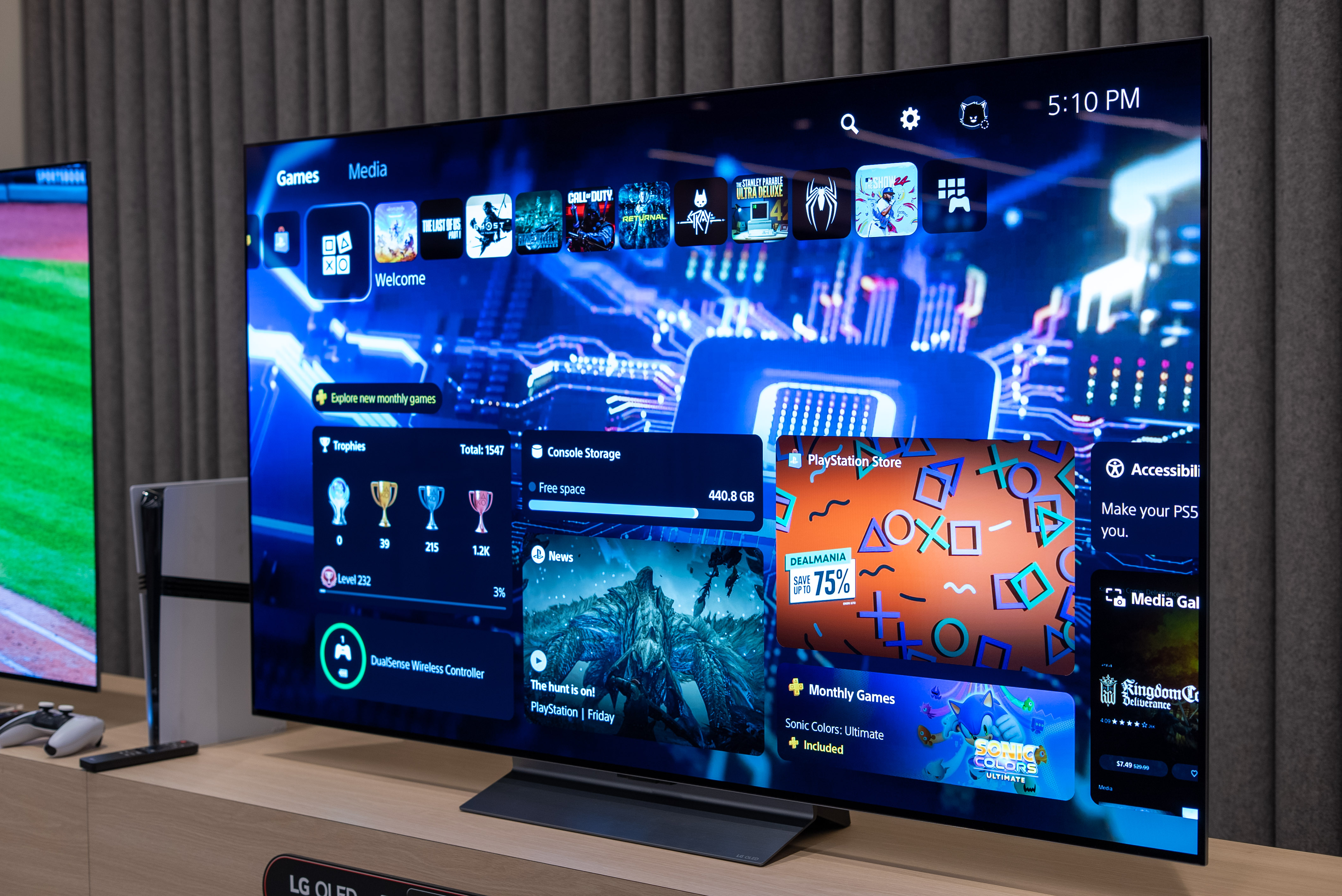 LG C5 OLED evo hands-on review: the gamer’s TV