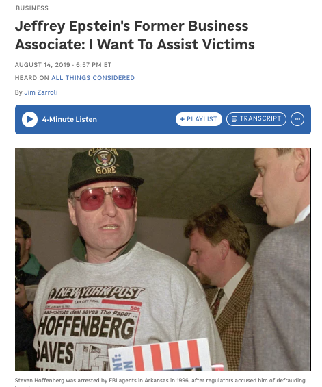 Meet Epstein's associate, Steven Hoffenberg, who exposed the blackmail ...