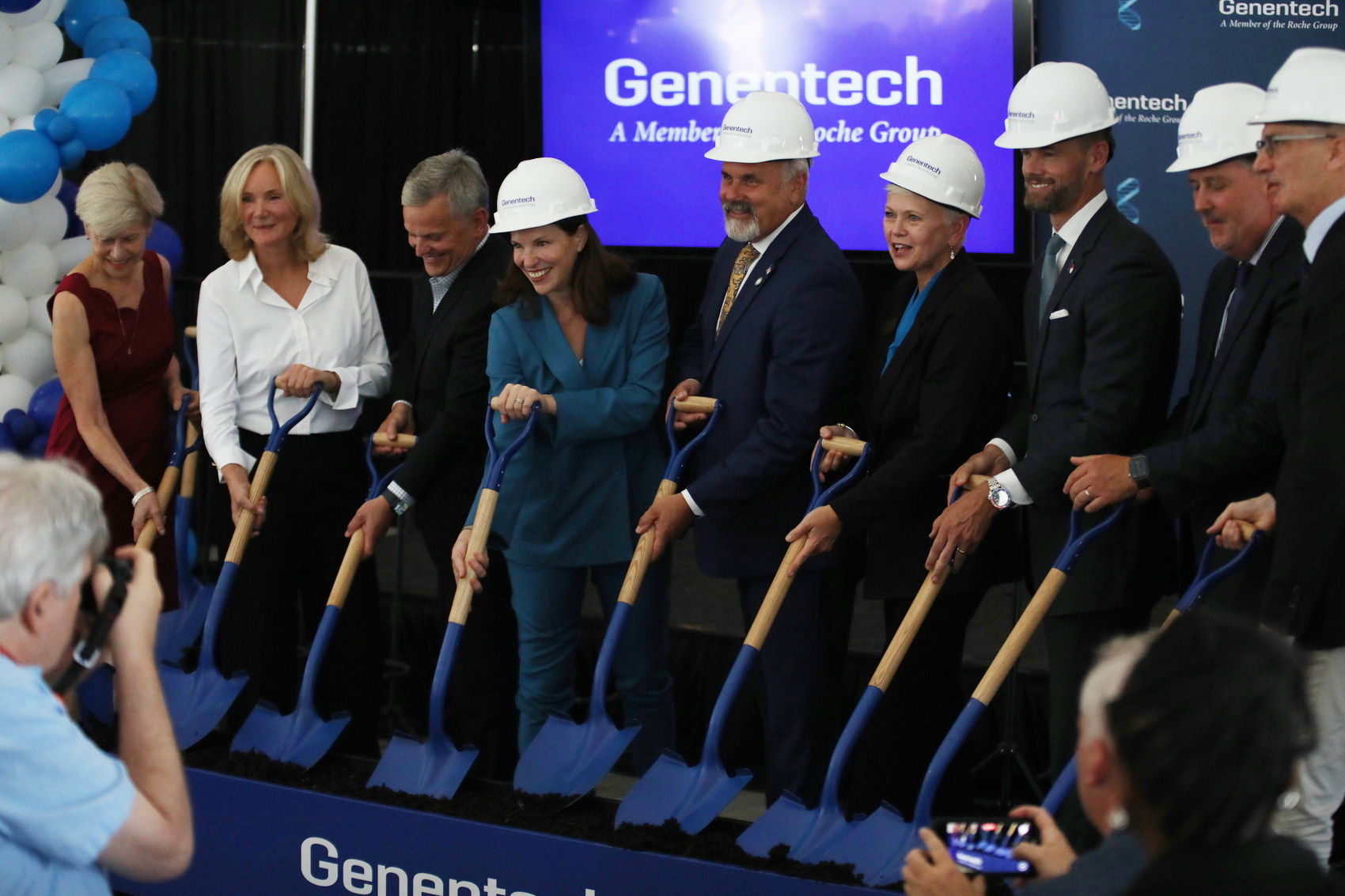 Genentech Breaks Ground on $700M Biotech Facility in Holly Springs
