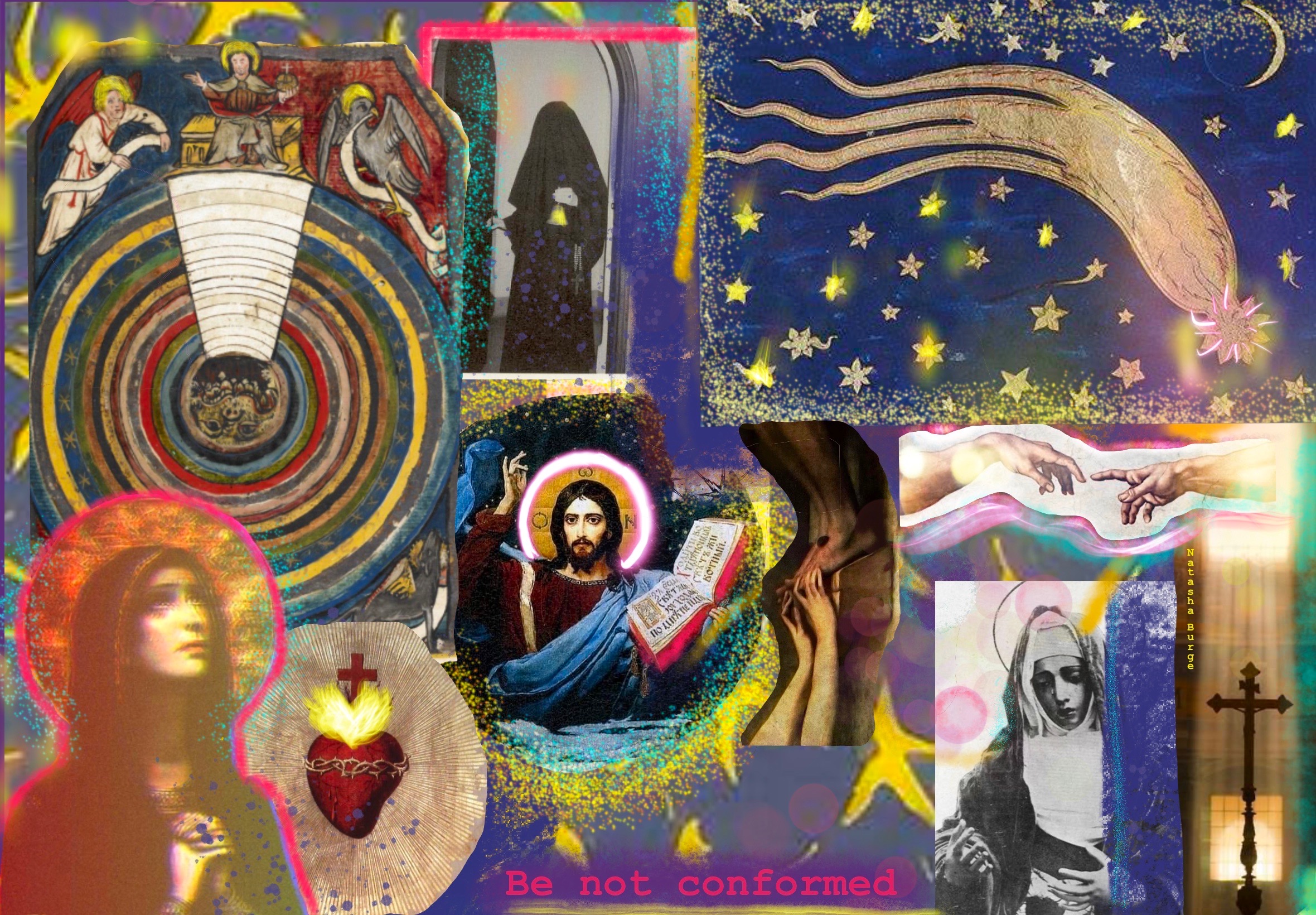 Natasha Burge on Substack: "First time using Procreate = first digital collage. Neo-medieval ...