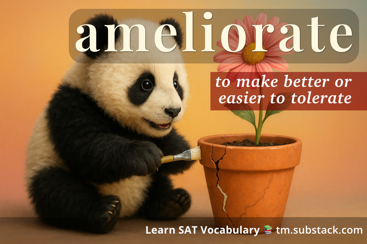 ameliorate | Definition & Meaning for the SAT