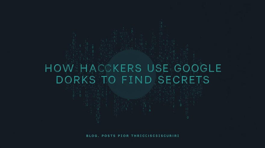 How Hackers Use Google Dorks to Find Secrets 🔍