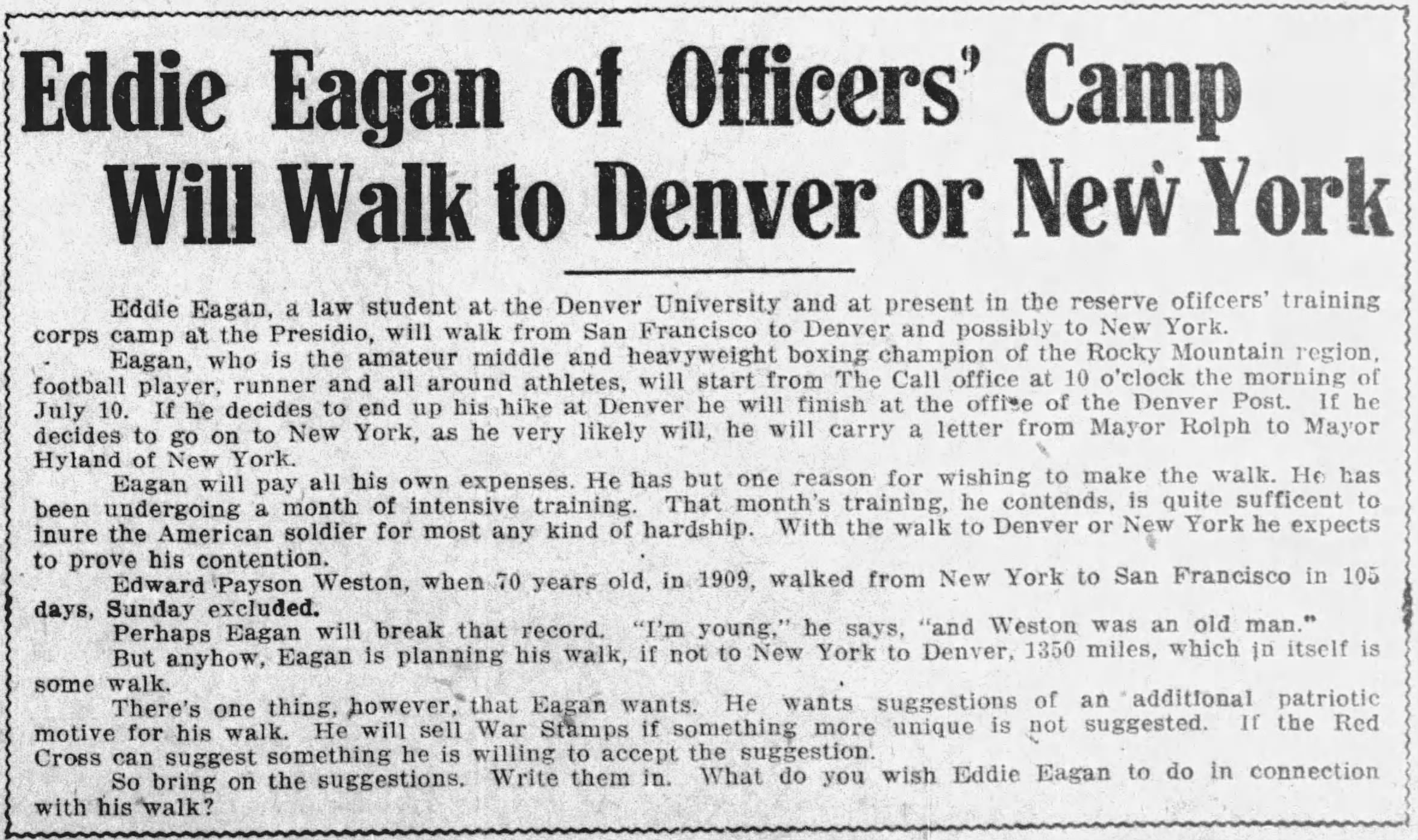 Eddie Eagan: College Football Player, and Summer and Winter Olympian