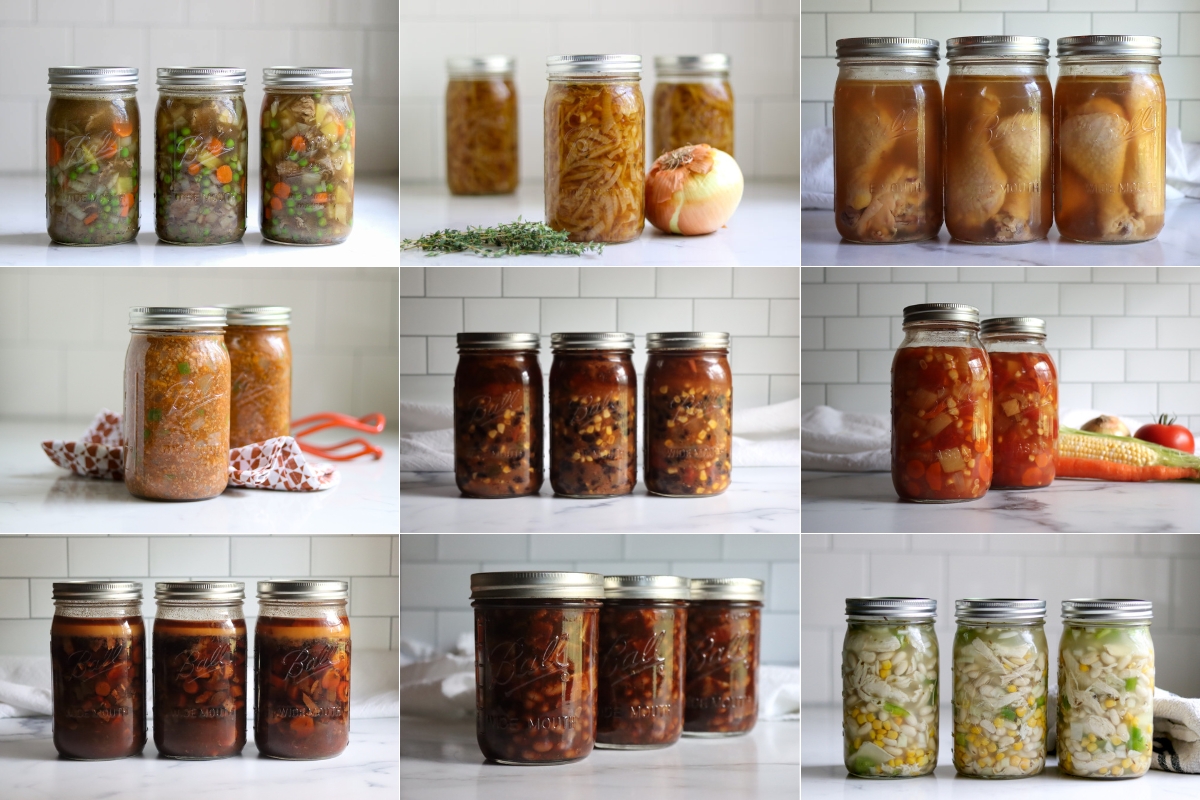 100+ Meal in a Jar Canning Recipes - by Ashley Adamant