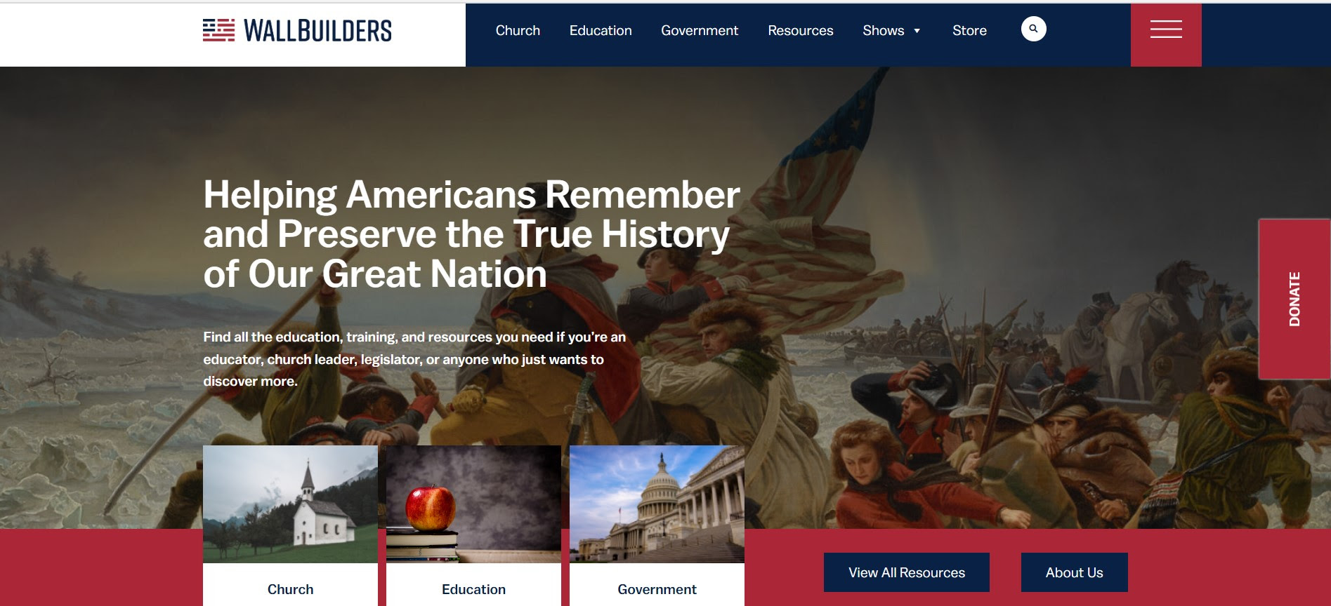 WallBuilders' New Website: Start Exploring Today!