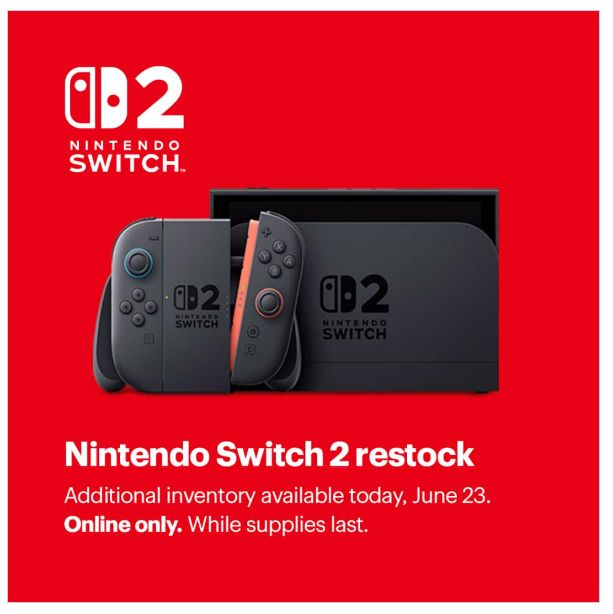 Best Buy Nintendo Switch 2 restock time: it's likely to be in stock at noon