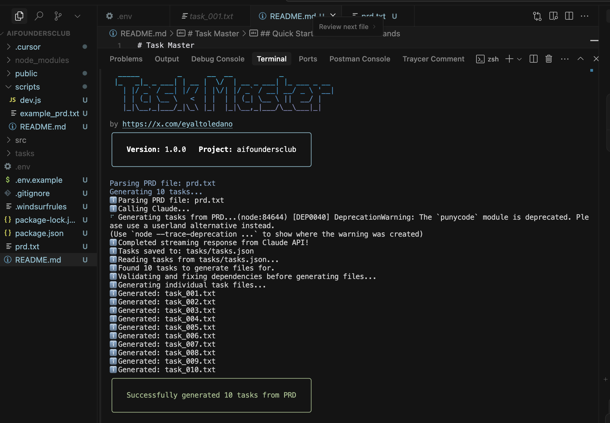 [Workflow] 10x Your AI Workflow: Master Task-master with Claude + Cursor