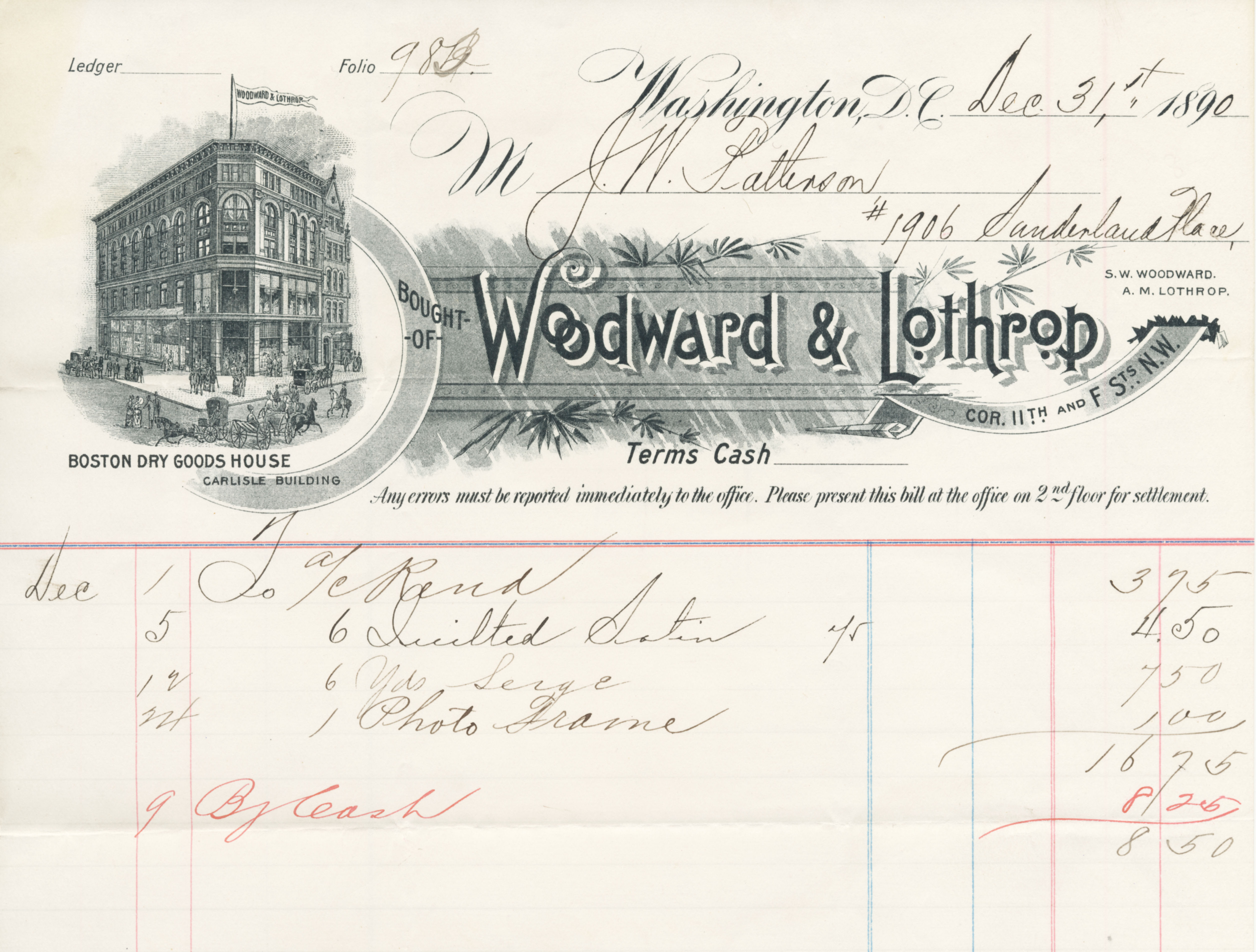 Woodward & Lothrop, the Sentimental Favorite