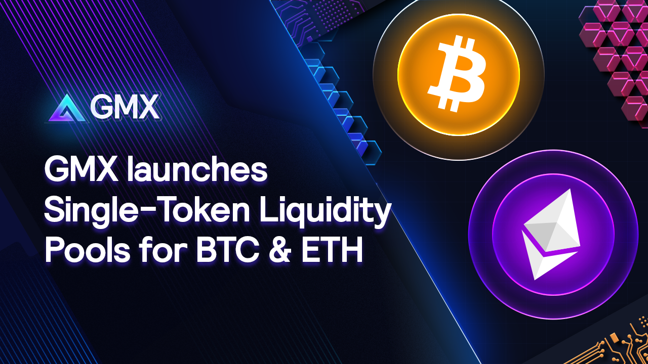 GMX announces the launch of Single-Token Pools on V2, starting with ...